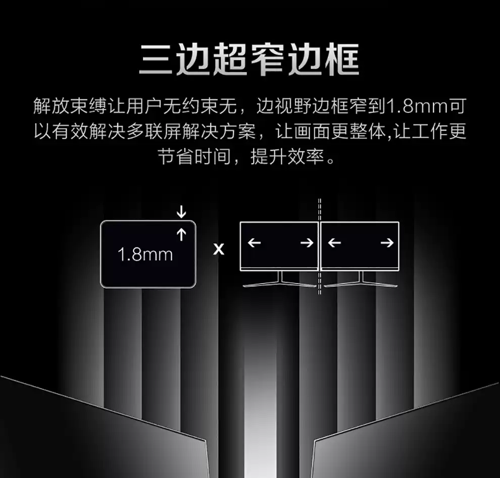 HKC惠科22/24/27寸 V2218M V2210 V2518M C270 V2718M显示器V2418