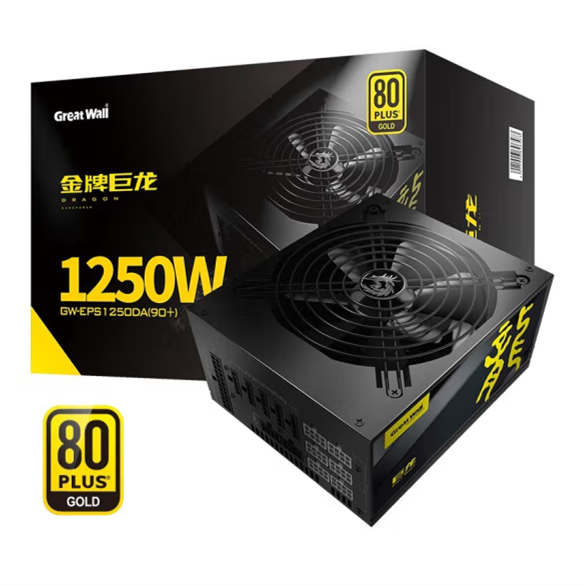长城金牌巨龙EPS800/1000/1250DA/2000/1650DA(90+)W瓦台式机电源