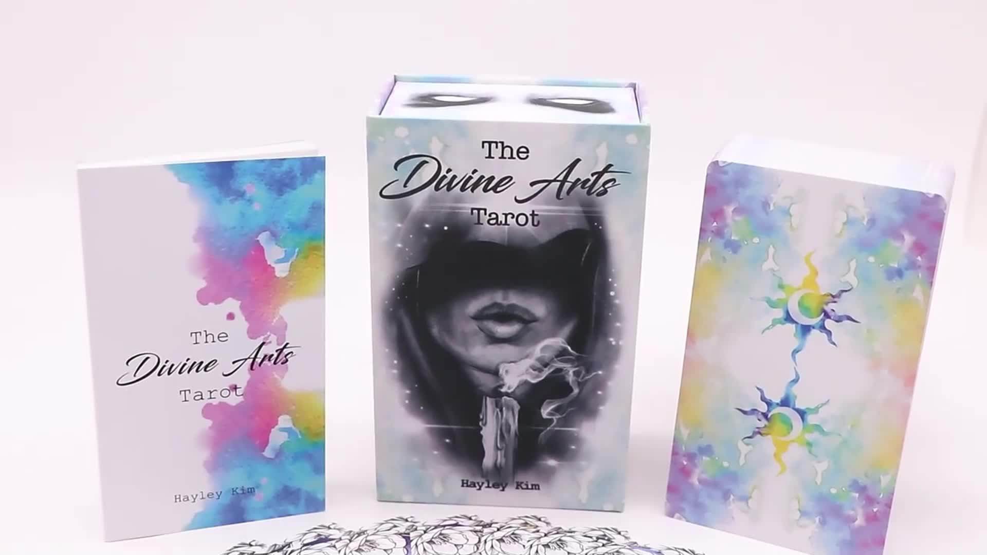 Custom Printing Oracle Gold Foil Deck High Quality Golden Edge Side ...