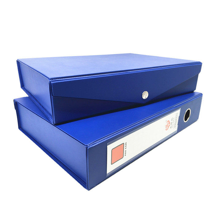 [USD 7.02] a4 magnetic button PVC file box thickened unfolder ...