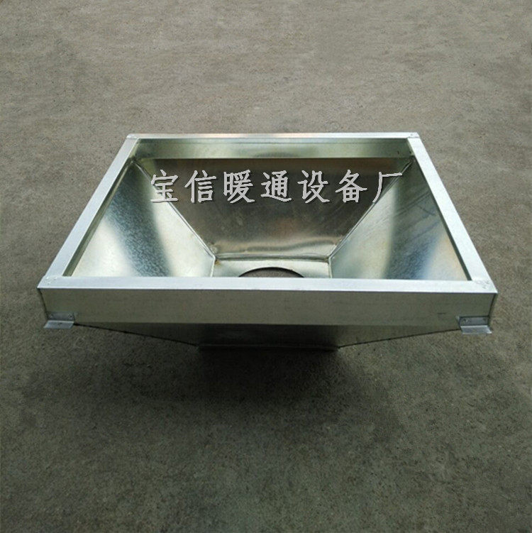 Galvanized white iron exhaust hood Industrial gas collection hood Hotel ...