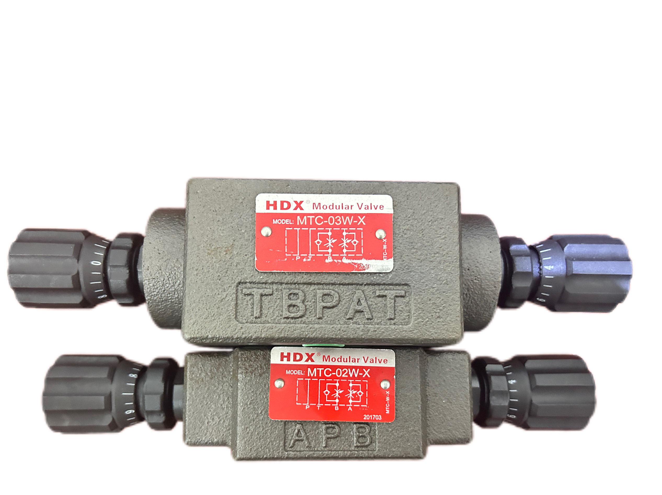 HDX海德信MTC-02W-X MTC-03W-X MTC-02A/B/P-X 叠加式单向节流阀