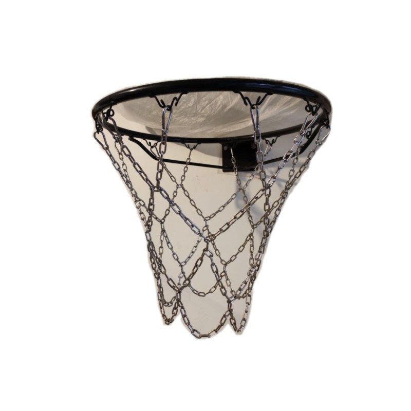 Metal basketball net stainless steel net thick iron basket tennis net ...