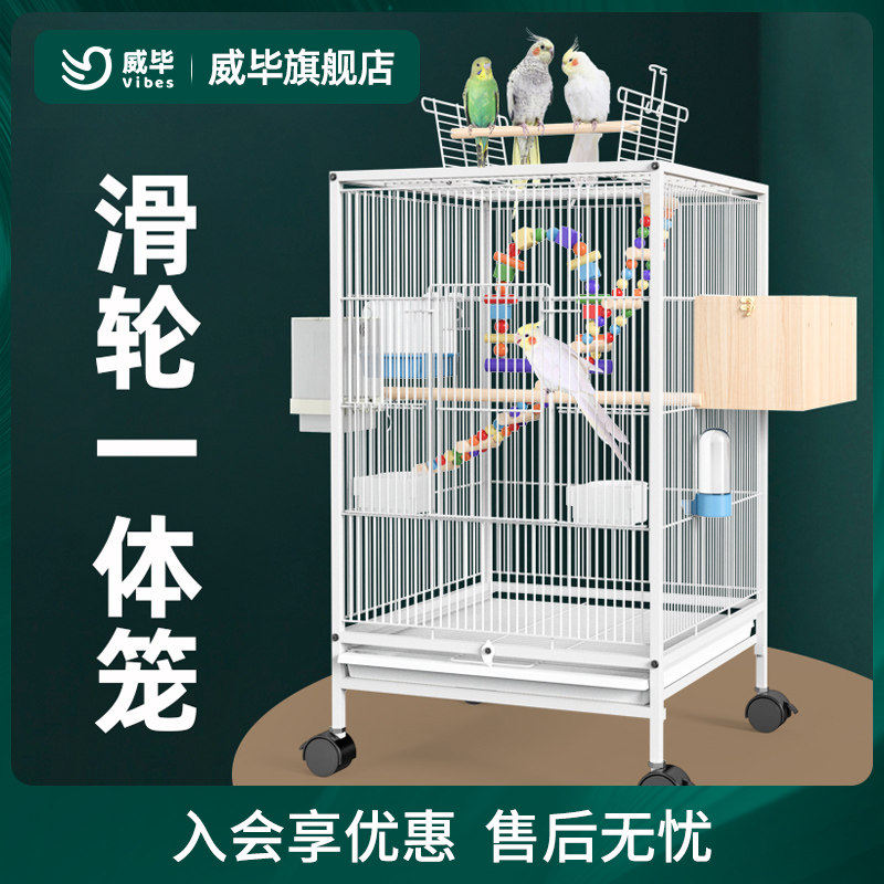 New extra-large villa cage for budgies, super easy to clean – a godsend ...