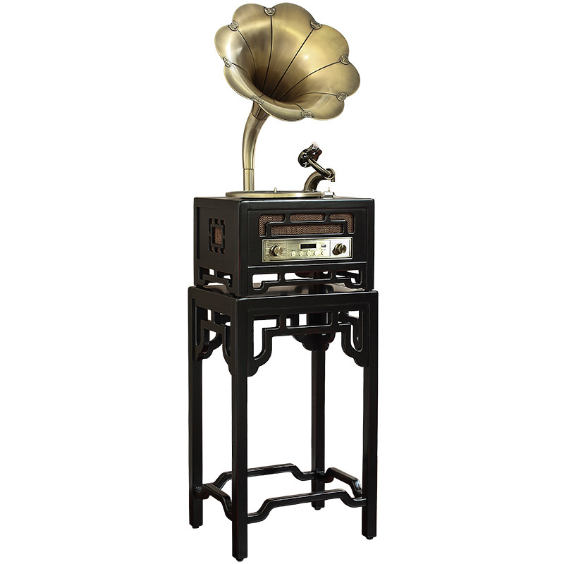 [USD 1628.71] Tang Yun new Chinese phonograph old-fashioned big horn ...