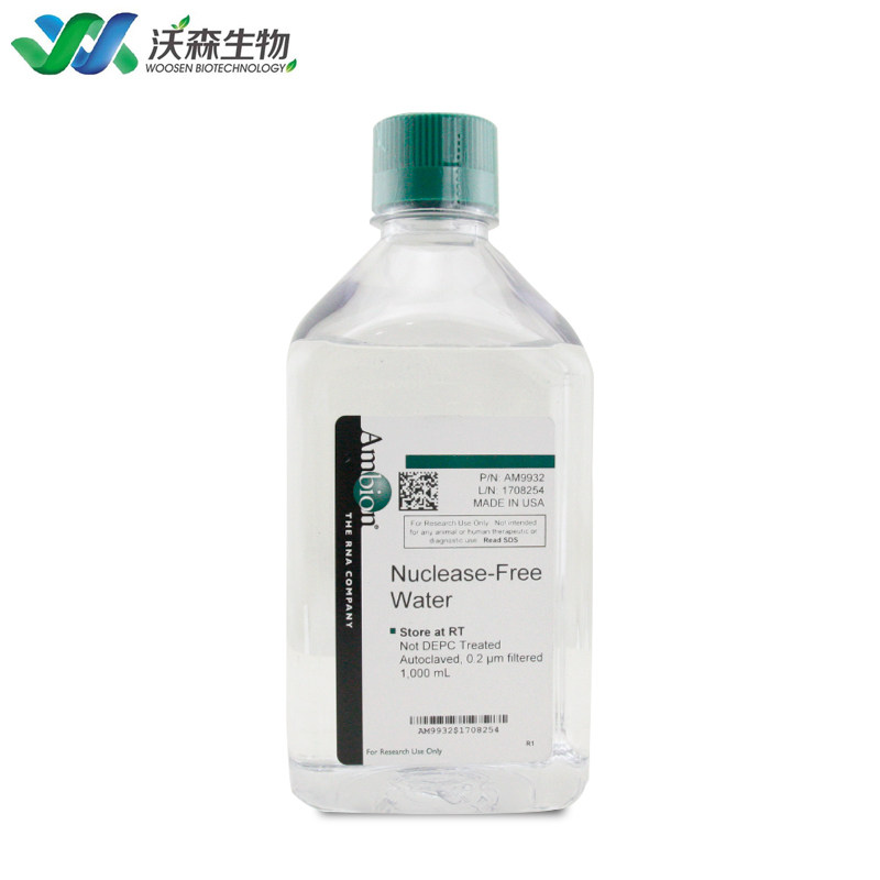 Non-acid asse water Nuclease-Free Water Ambion AM9932 500 100 30 5ml