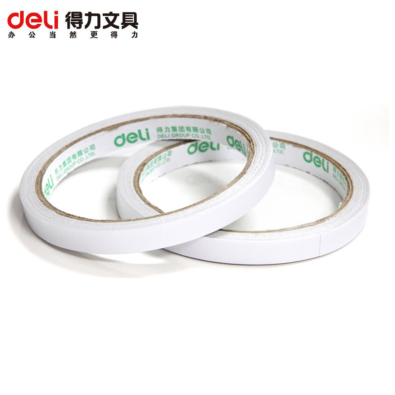 Deli 30401 double-sided tape hot melt double-sided tissue paper 12mm ...