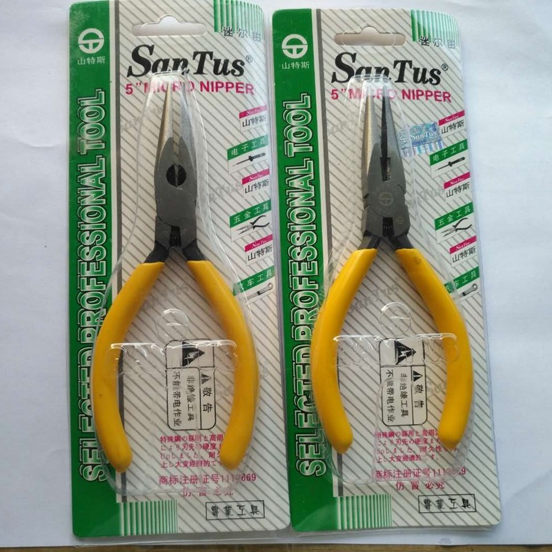 Sharp mouth pliers Santes 5 inch American multifunction Handmade with ...