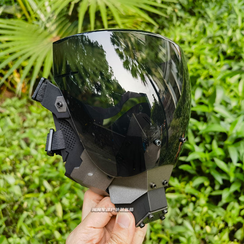 [USD 33.10] Cyberpunk Commander Mask Handsome Tactical Mechanic ...