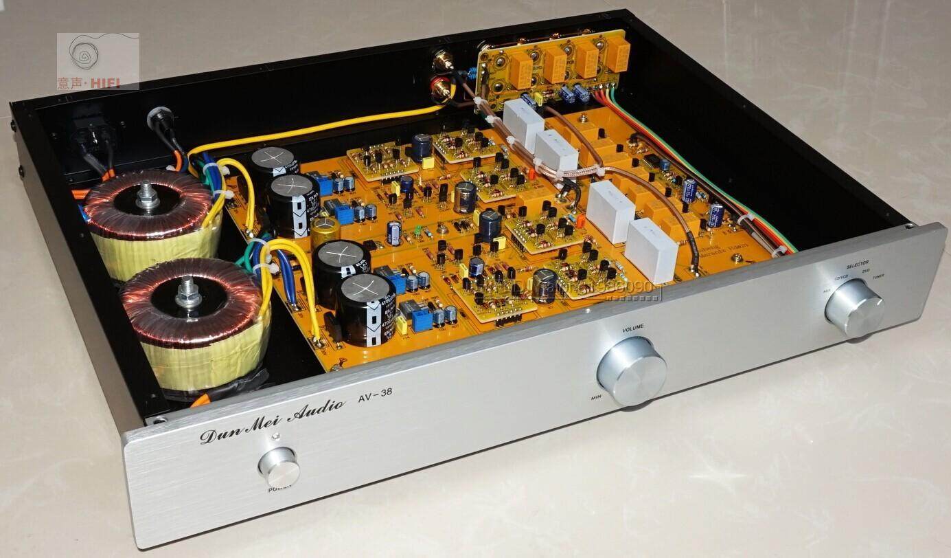 Finished Hi-end preamplifier base on Marantz HDAM preamp 4 ways input ...
