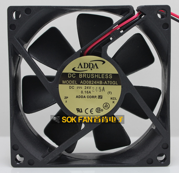 全新ADDA协禧AD0824HB-A70GL 8025 24V 0.16A变频器风扇高效-阿里巴巴
