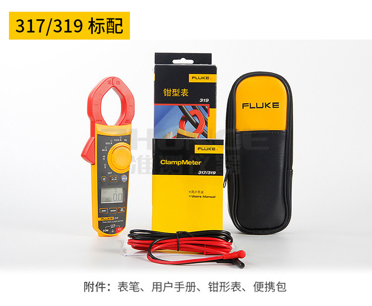 FLUKE福禄克F302+/F317/F319/303/312高精度数字钳形万用表电流表-阿里巴巴