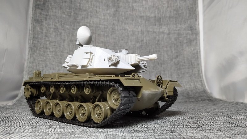 1/35 american m48 gau-8 avenger self-propelled anti-aircraft gun turret ...