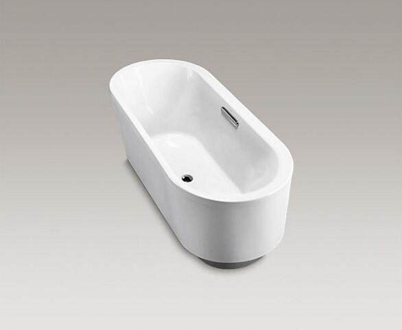 KOHLER KOHLER IVE K-18347T-0 Oval Freestanding Acrylic Bathtub Promotion