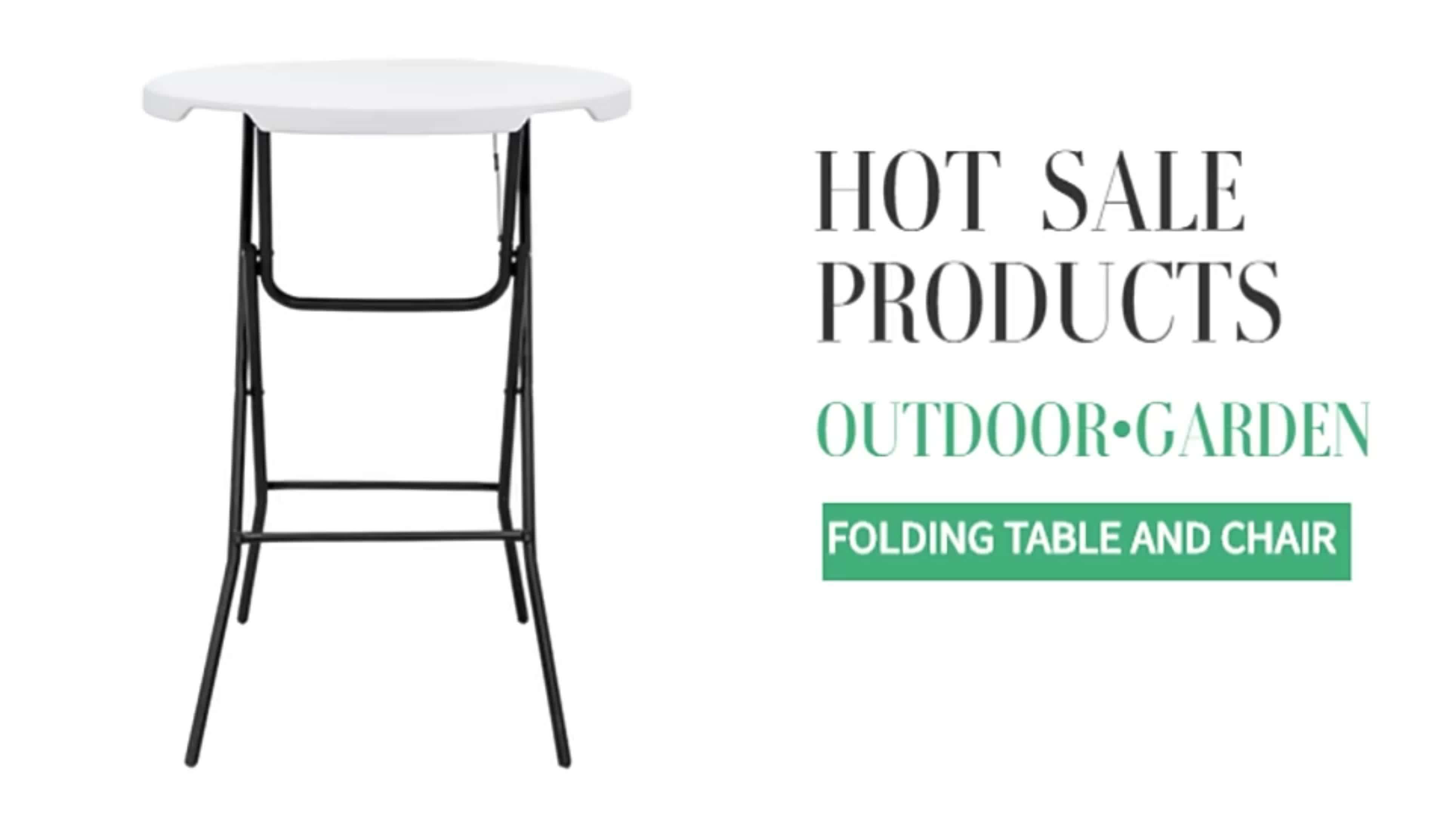 High Quality 80cm High Top Banquet Party Bistro Standing White Plastic ...