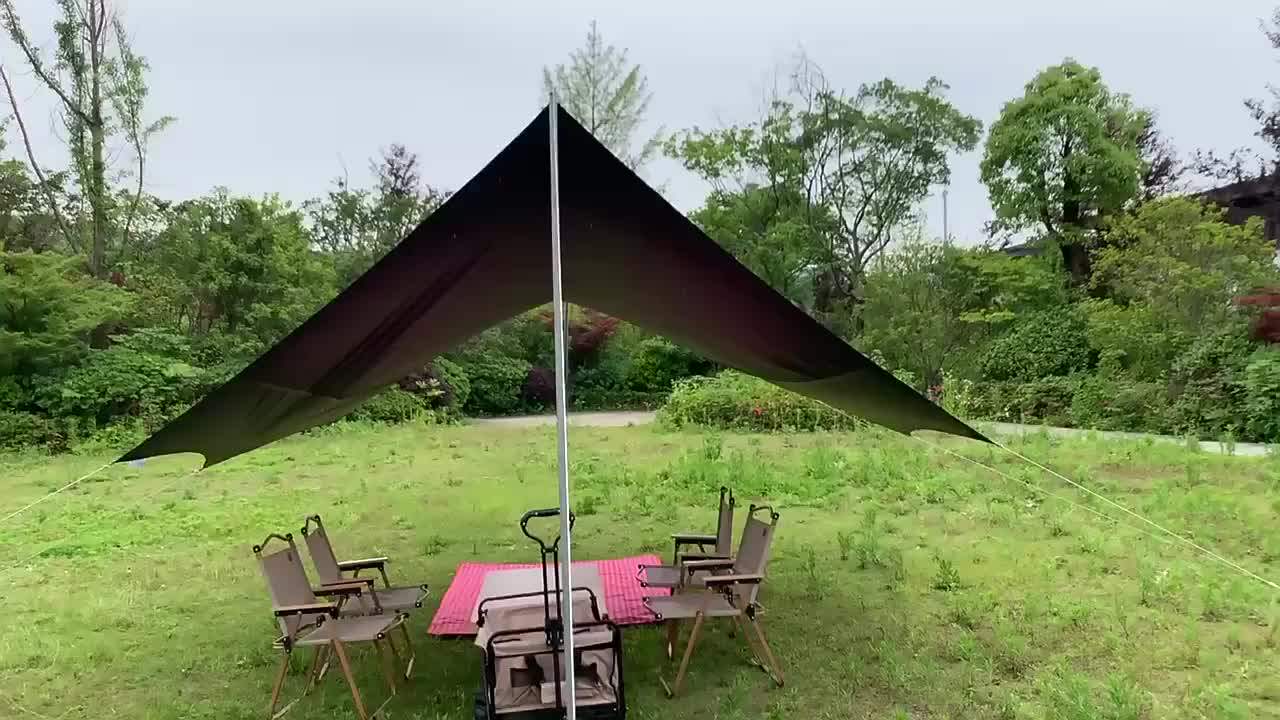 Waterproof Rain Fly Tent Shelter Survival Gear Sunshade Canopies Tents ...