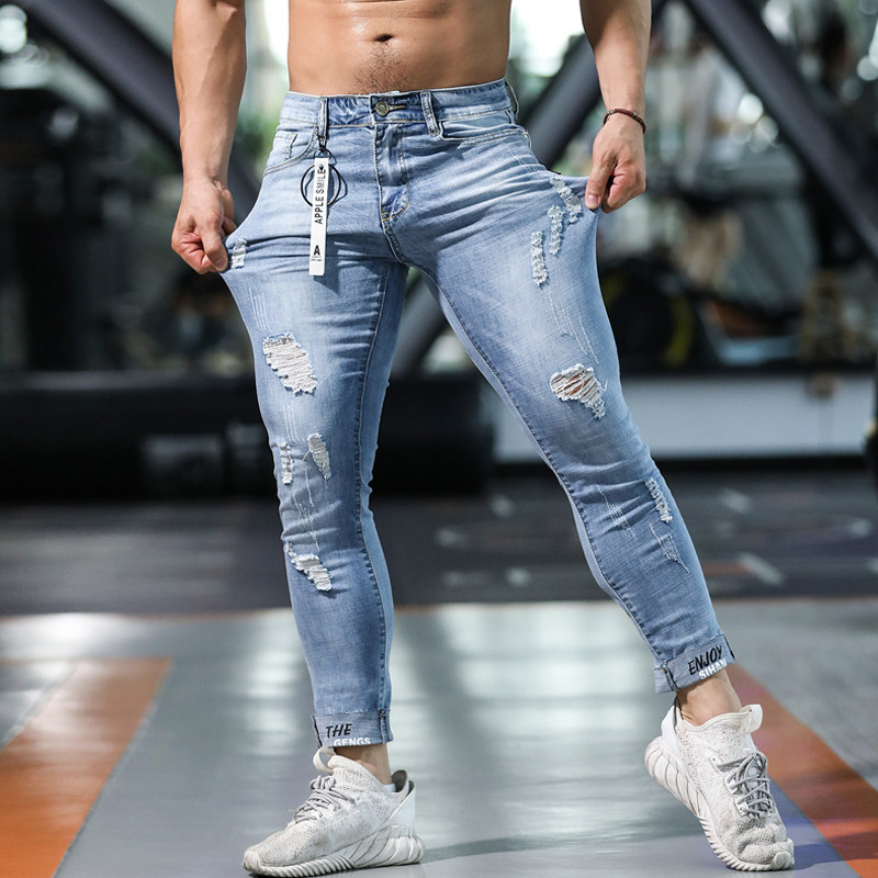 Lutielang sports and fitness jeans: 🔥 Summer thin elastic silm, squat ...