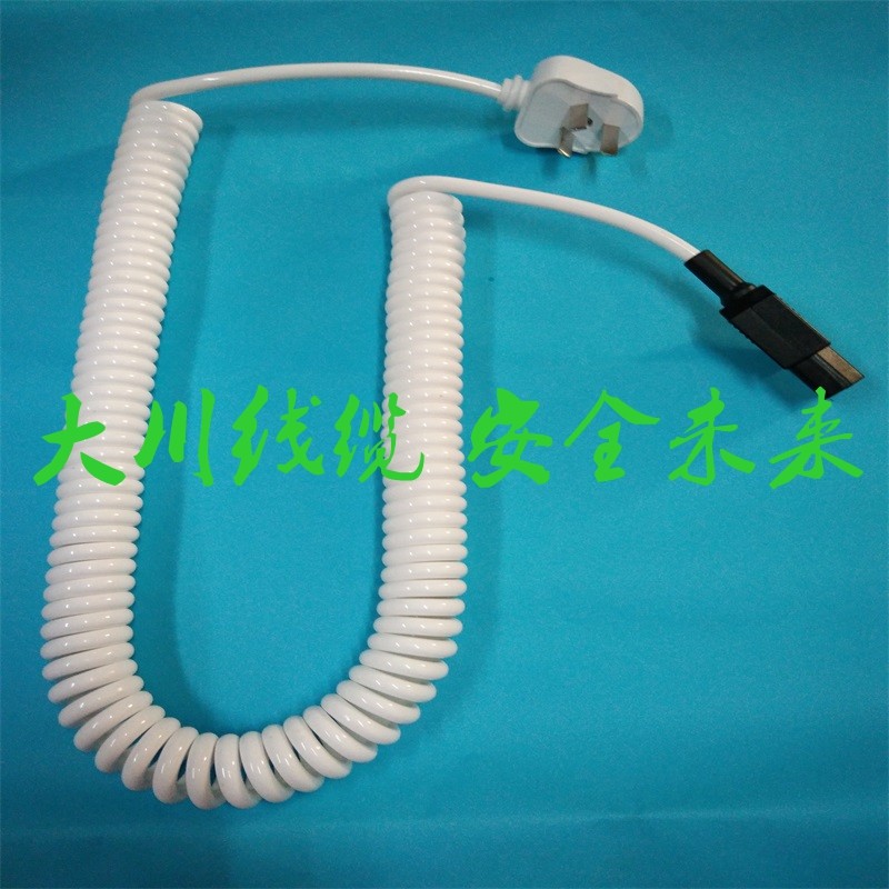 Spring wire coil cable spring wire 1 Core 2 core 3 core 4 core 5 core 6 ...
