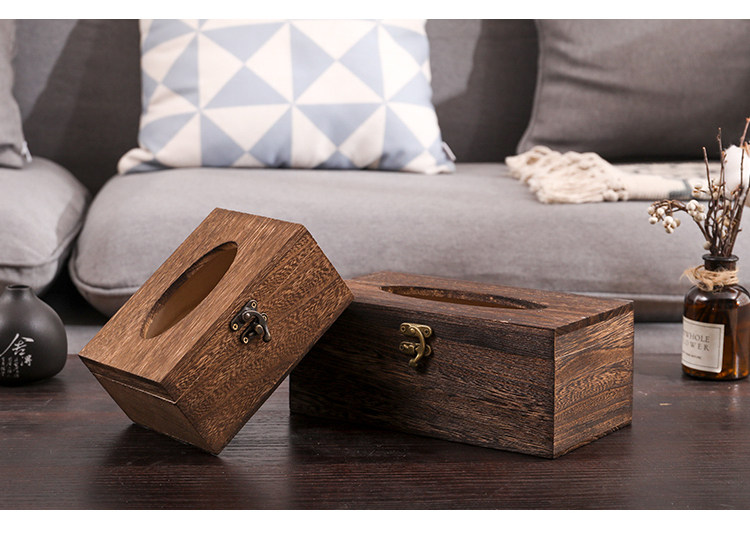 批发复古餐厅木抽纸盒烧烤店纸巾盒饭店纸抽盒火锅店民宿商用餐巾-阿里巴巴