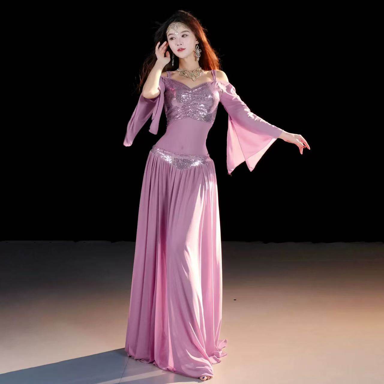 2024 fall/winter original design belly dance costume by wu niang | mesh ...