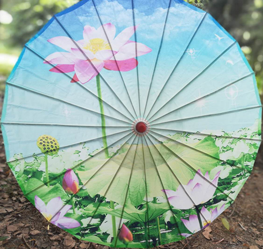 Купить Декоративный зонтик Классическая масло бумага зонт танец зонт ...