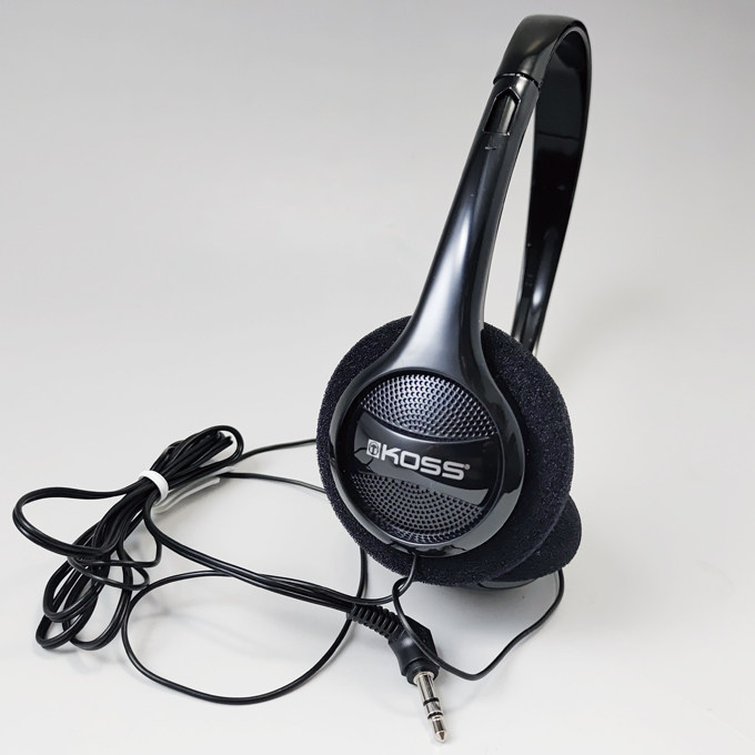 Koss kph7 old retro headphones: plaid listening book handy gadget, say ...