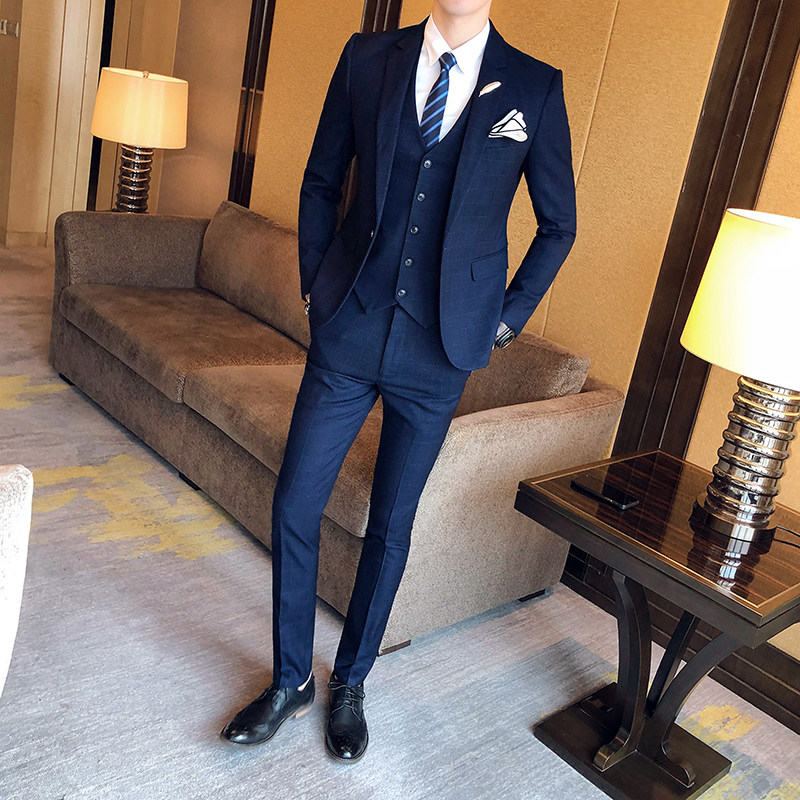 [USD 112.36] Spring suit new Korean version of the man-counter suit ...