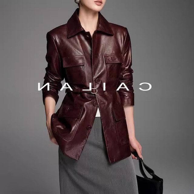 Cailan CL imported from Spain's leather head layer oil wax sheepskin ...