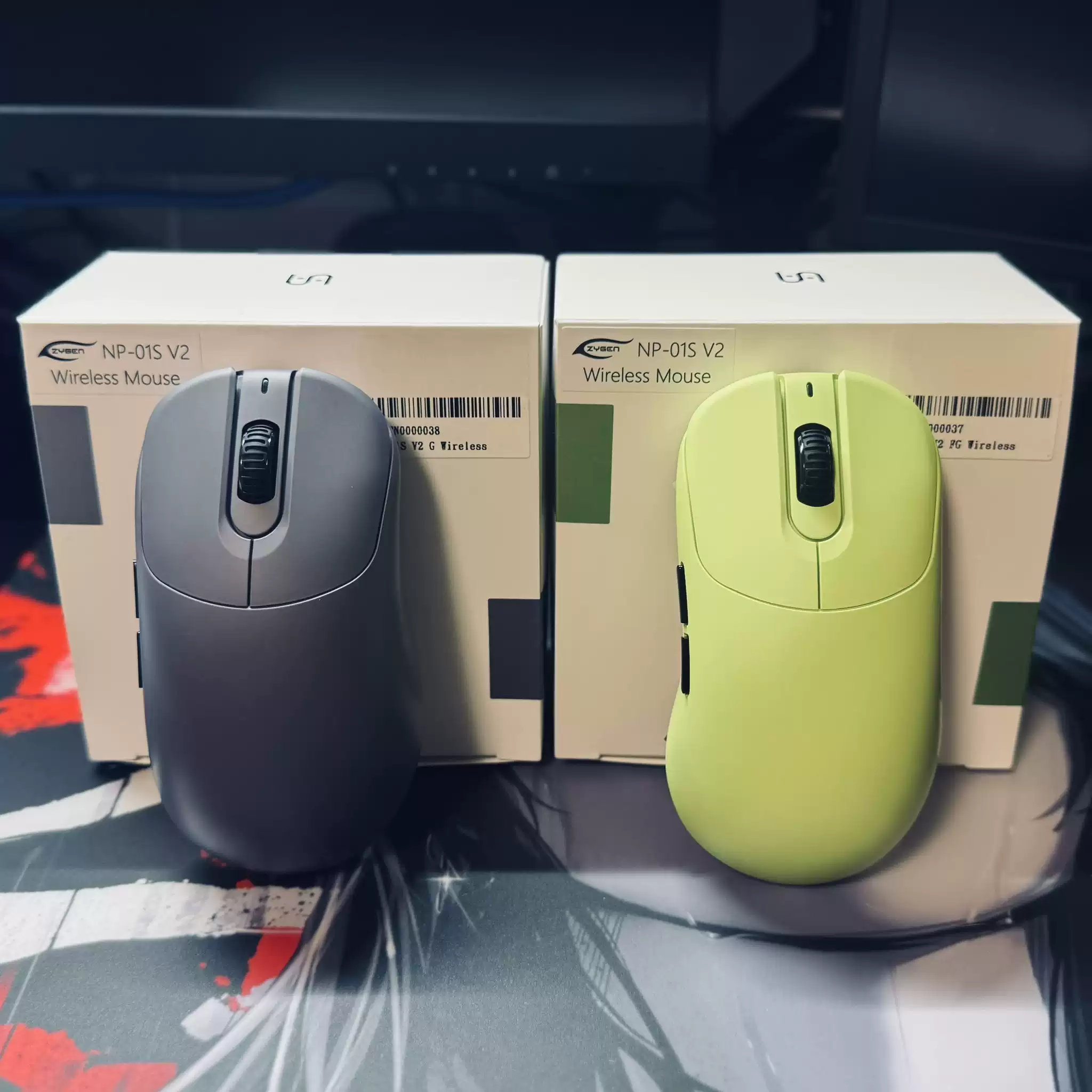 现货正品VAXEE NP01SV2无线游戏专业人体工学鼠标