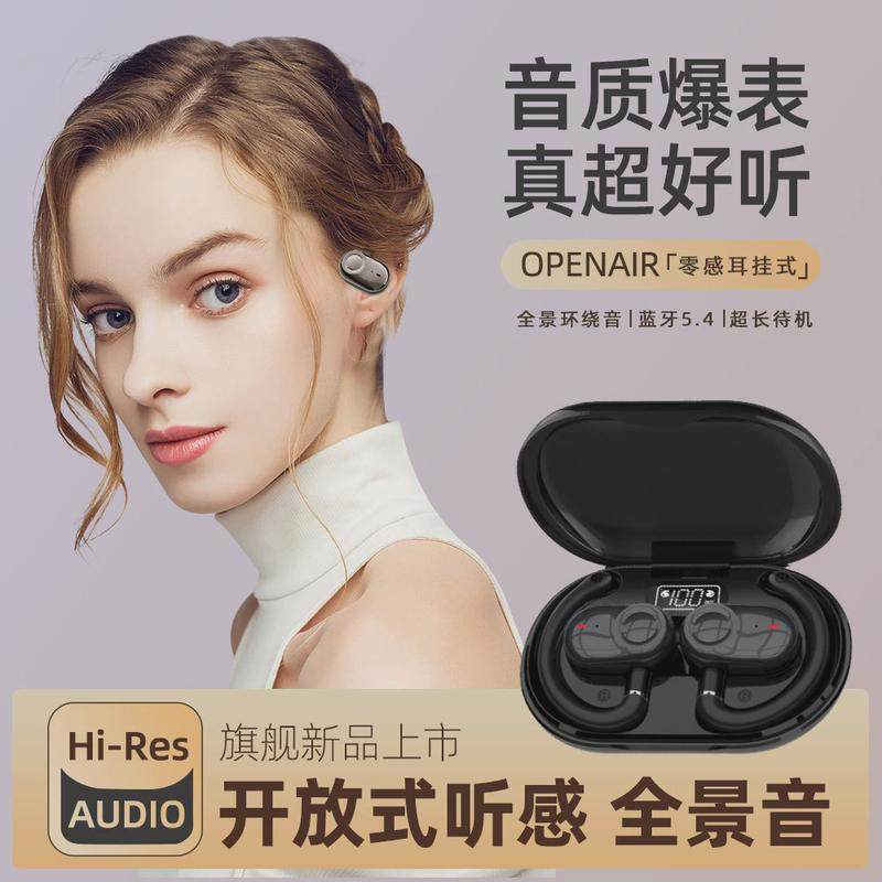 新品爆模jm18蓝牙耳机无线立体声ows挂耳式旋转双轴双耳耳机私款