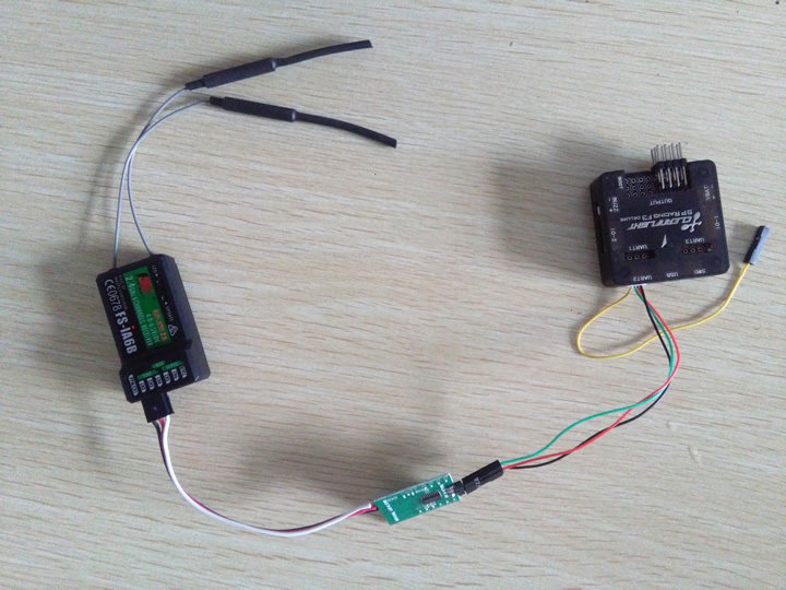 SP Racing F3/Naze32 Flight Controller Telemetry to Flysky iBus Adapter