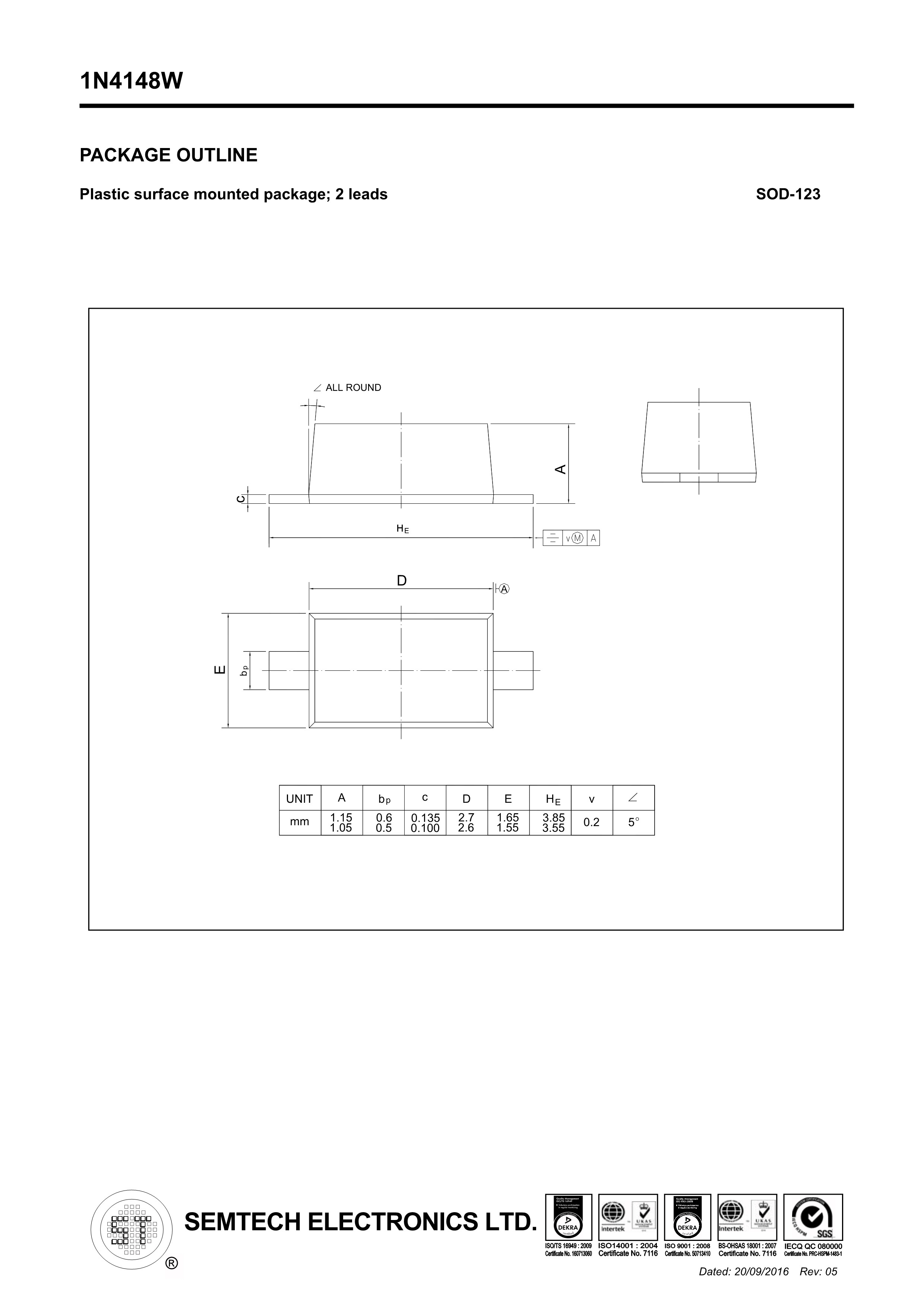 1N4148W 丝印W1 SOD-123 75V/150mA 贴片开关二极管原装全新-阿里巴巴