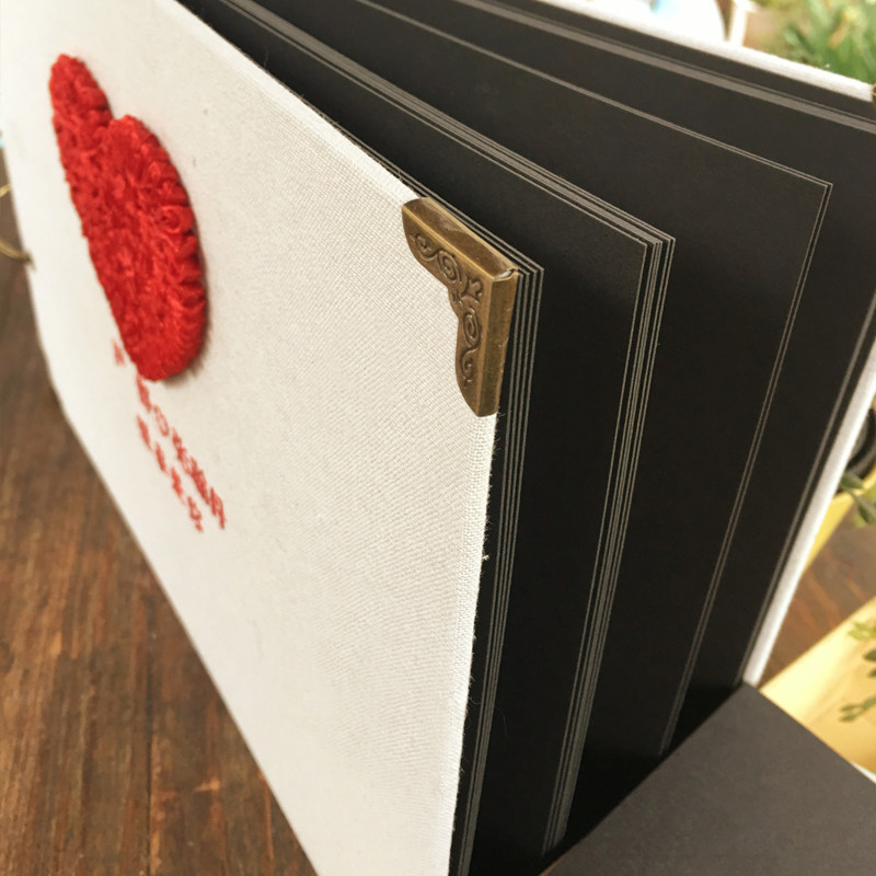 Handmade DIY Our Story Album Couple Album Album Making Paste Birthday ...