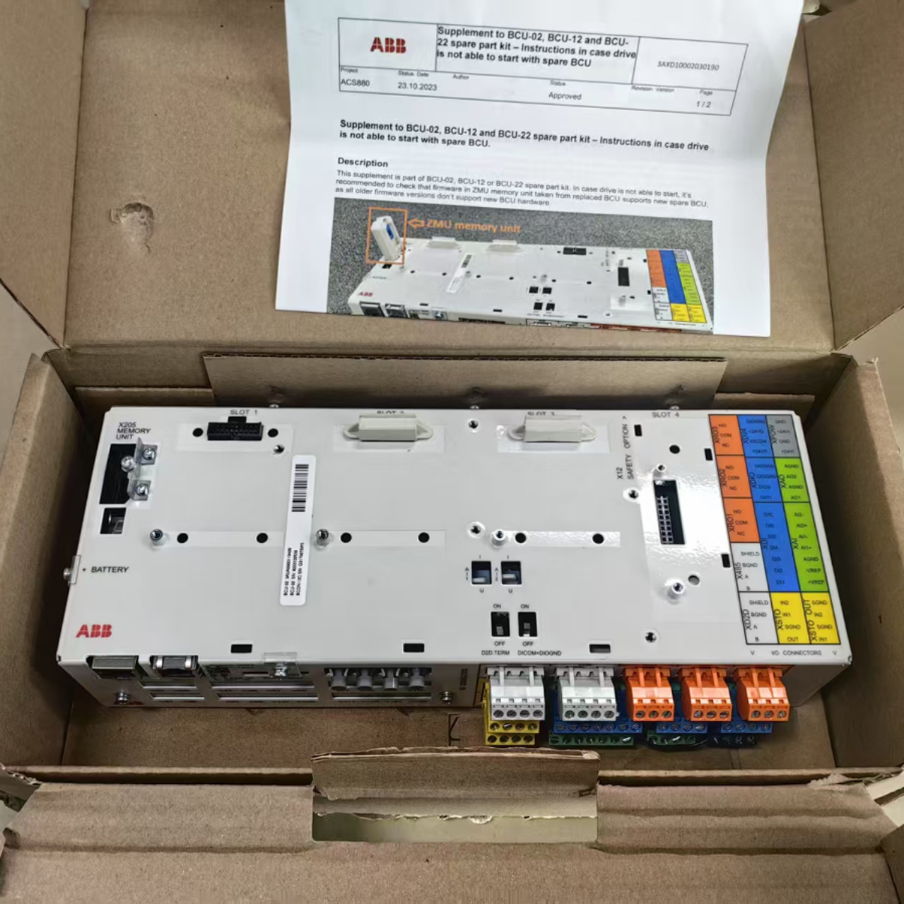 ABB控制單元BCU-02 原裝現貨3AUA0000110429 議價-Taobao