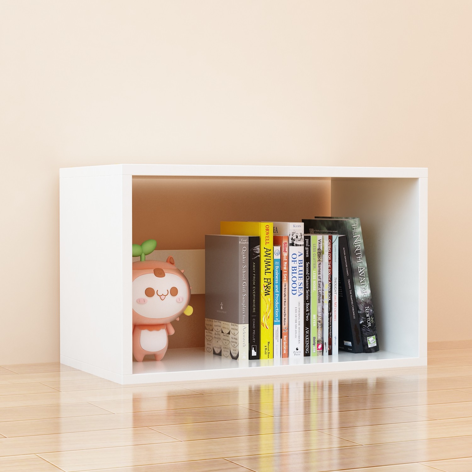 简约书架落地置物，打造理想家庭阅读角落，你还在等什么？-文具边柜-淘宝百科网