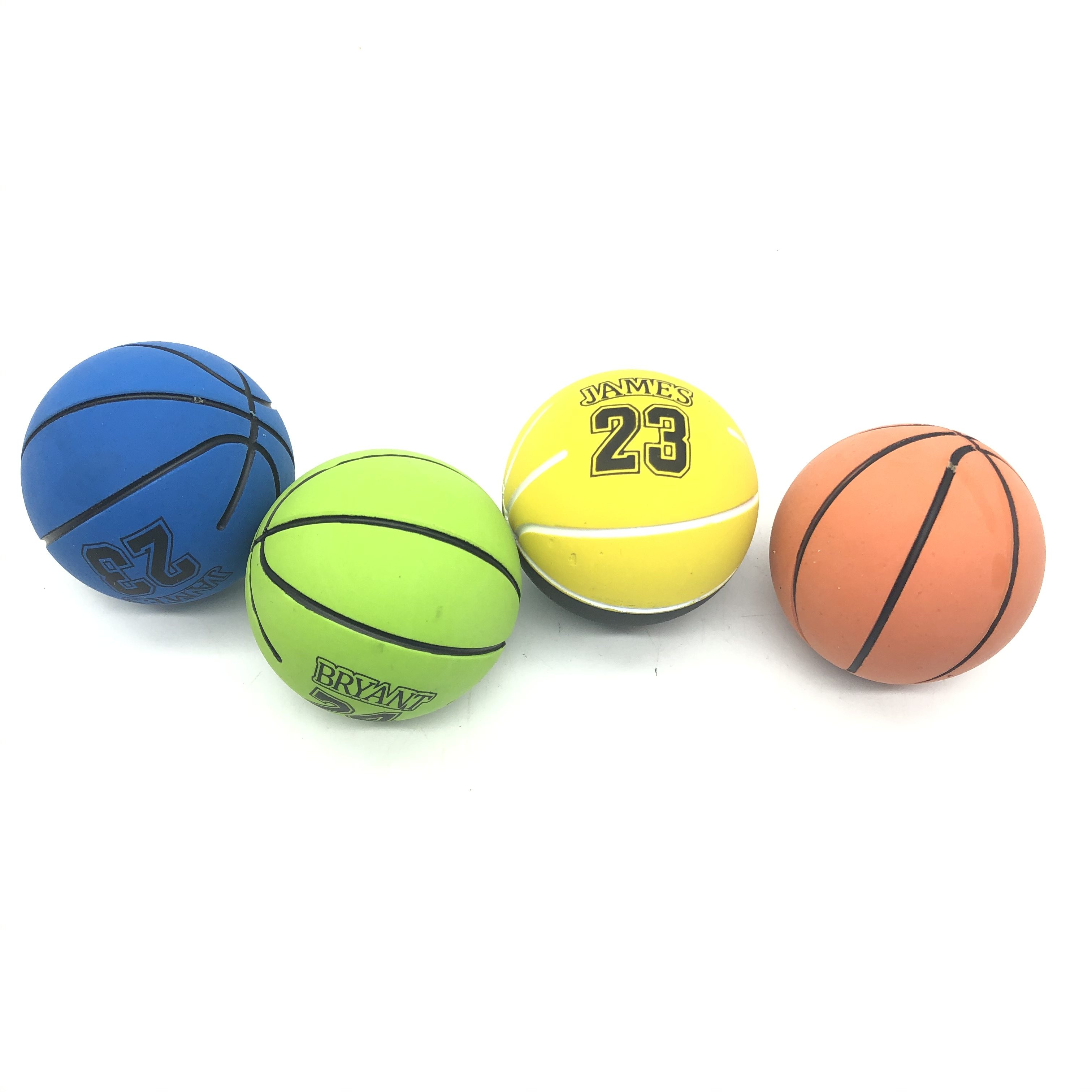 Children’s rubber elastic ball small basketball small toy outdoor ...