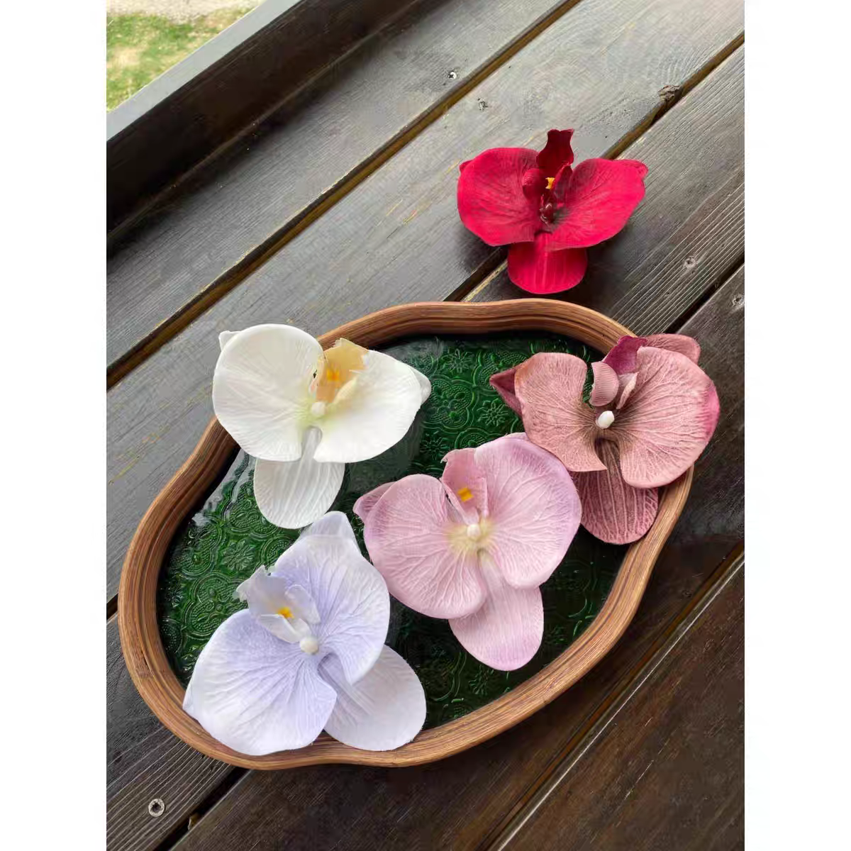 Latin dance accessories phalaenopsis flower hairpin head flower, let ...