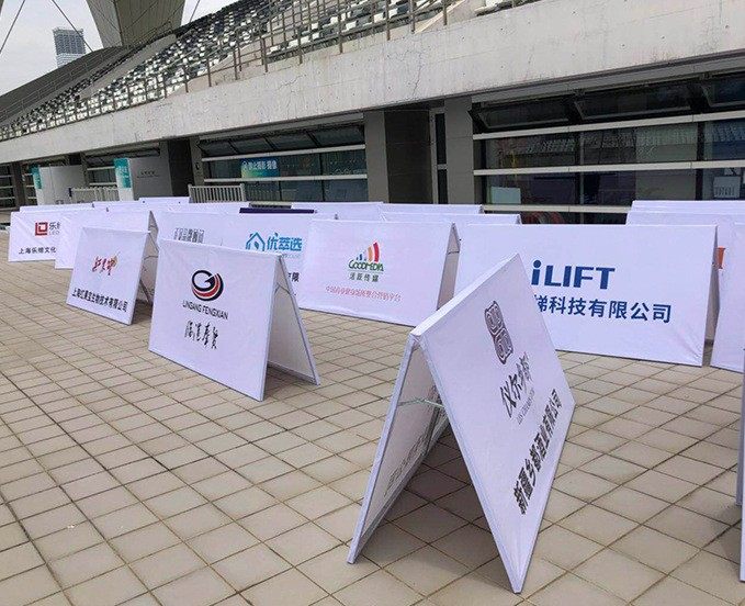 [USD 20.13] AA Rack A Line Rack Double Sided Poster Rack Marathon Board ...