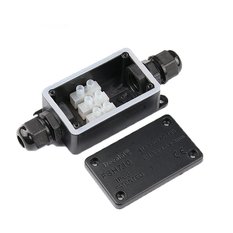 [USD 4.22] Outdoor waterproof junction box - one in, one out ...