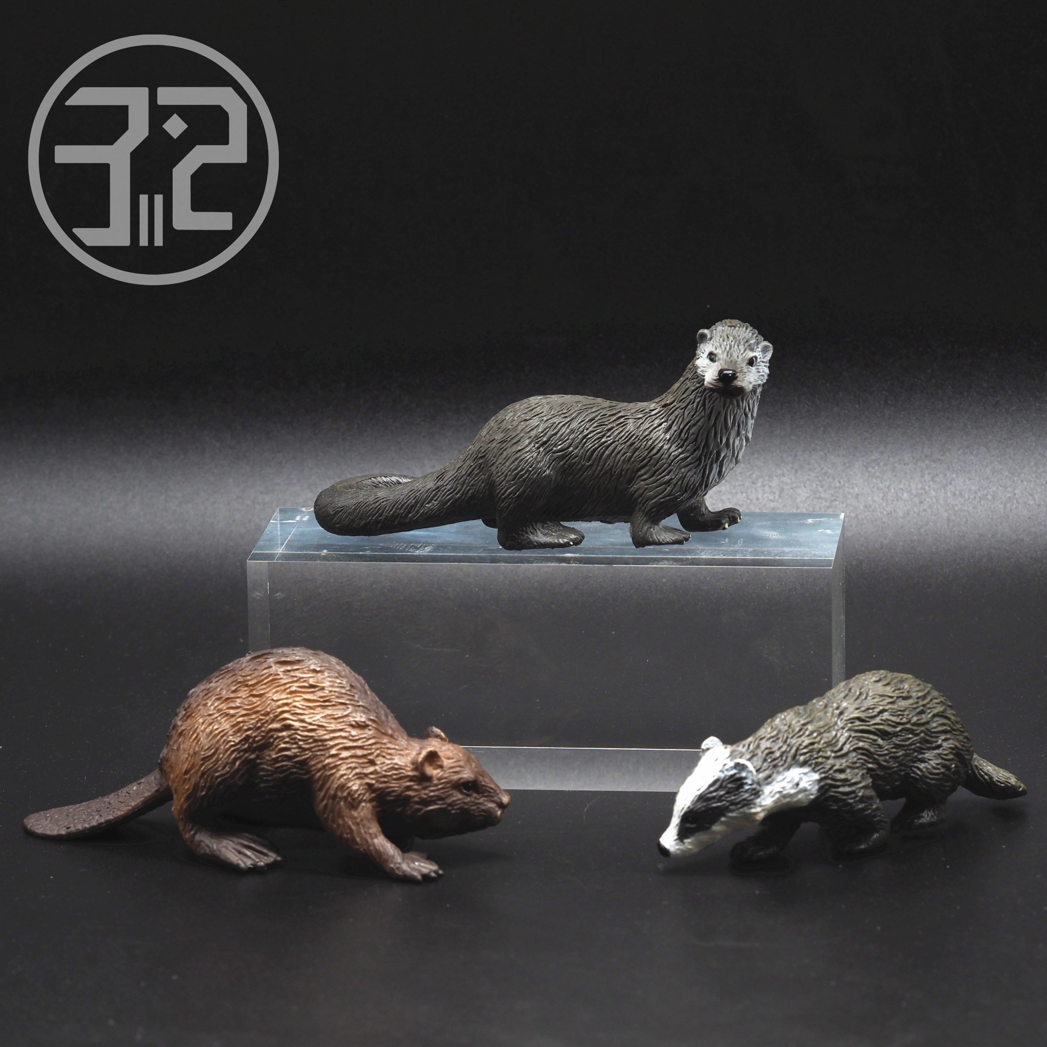 European Badger, Beaver, Otter, Collecta, me, you, he simulates forest ...