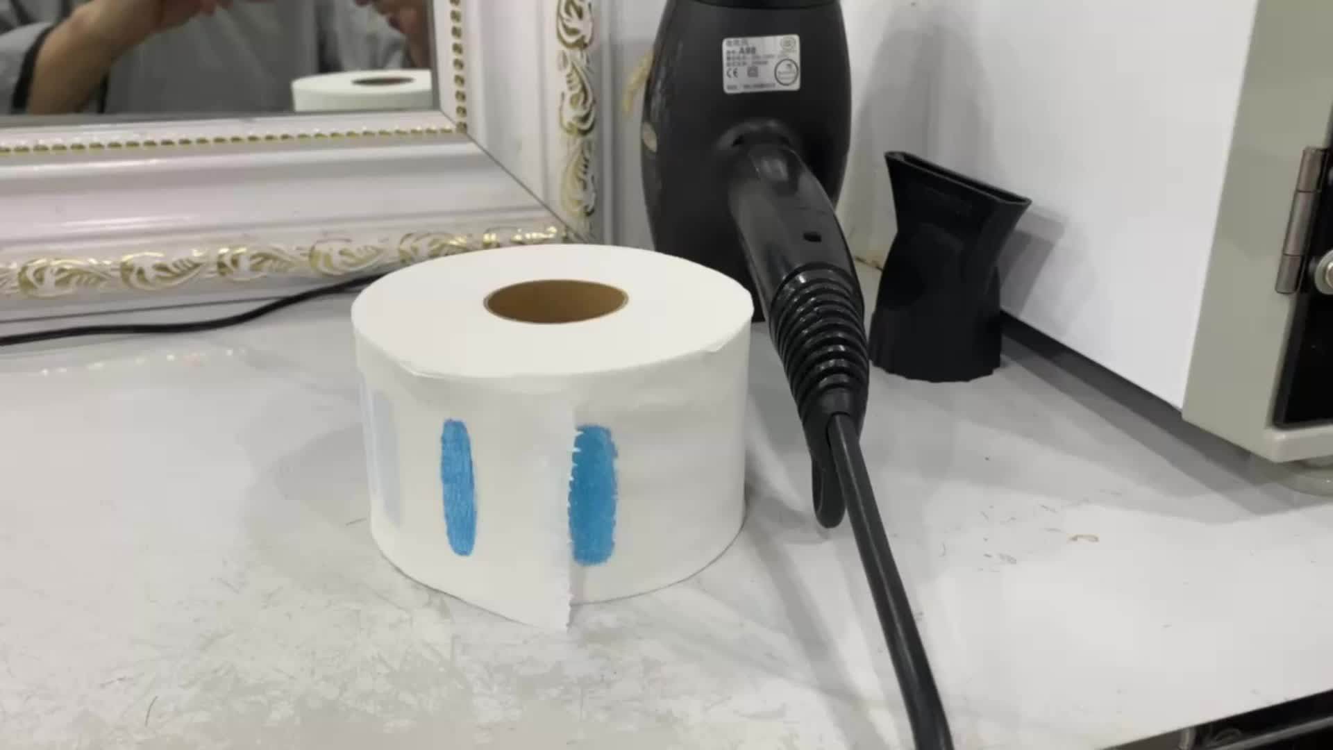 White Disposable Hair Salon White Collar Neck Paper For Barber Tape ...
