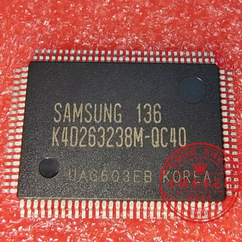 K4D263238M-QC40 K4D263238M-QC50 K4D263238M- QFP封装 新的
