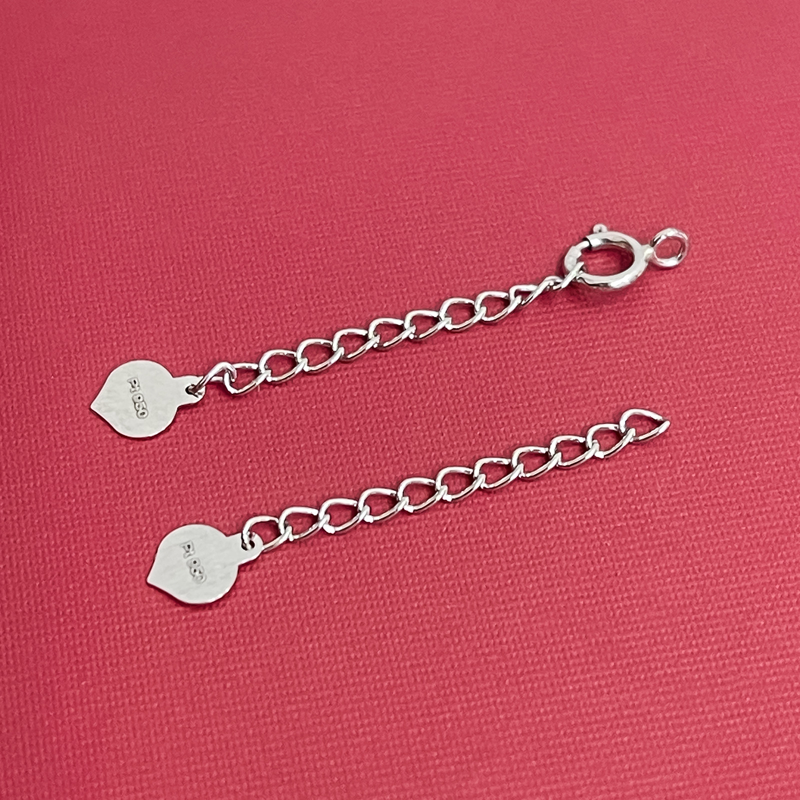 臻怡Pt950铂金弹簧扣链尾桃心尾坠DIY配件珠链可调节延长链｜小红书爆款饰品配件种草-其他-淘宝好物网