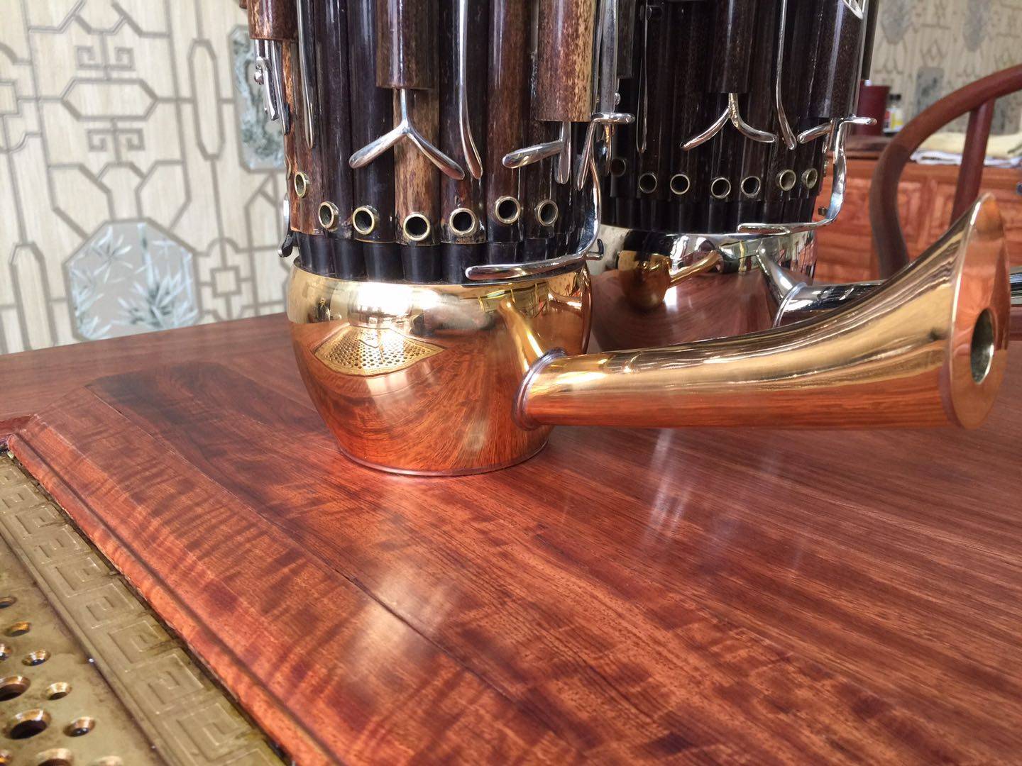 Xinyi 37 spring professional playing key round sheng musical instrument ...