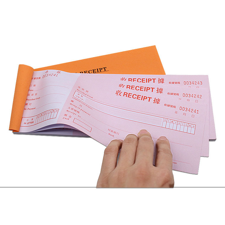 [USD 4.67] Chinese and English numbered receipt Portable receipt Stored ...