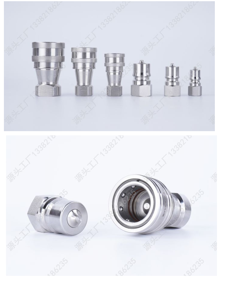 台湾warke KZF3-8 ZG3/8不锈钢液压快速接头3分 耐腐蚀 耐高温-阿里巴巴