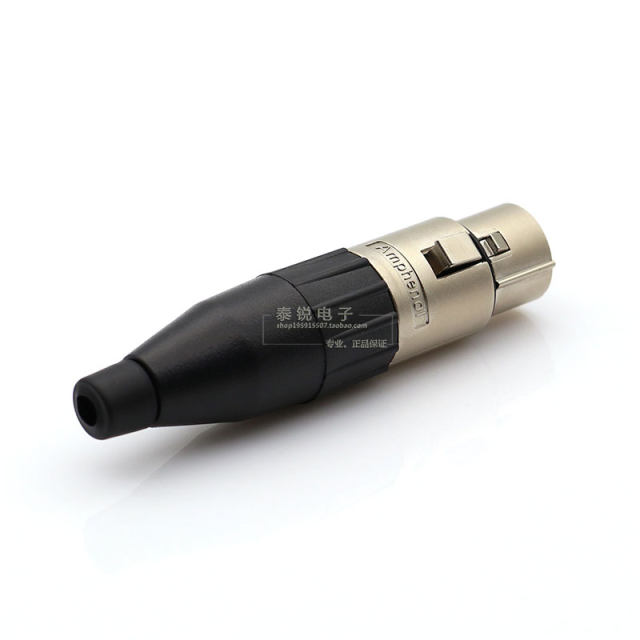 American Amphenol AC3F three-pin XLR female XLR balanced XLR connector ...