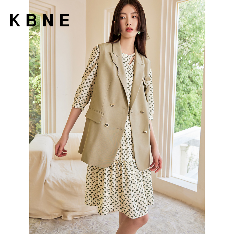 [直播闪降]【商场同款】KBNE卡贝奈尔2022秋新品连衣裙-Taobao