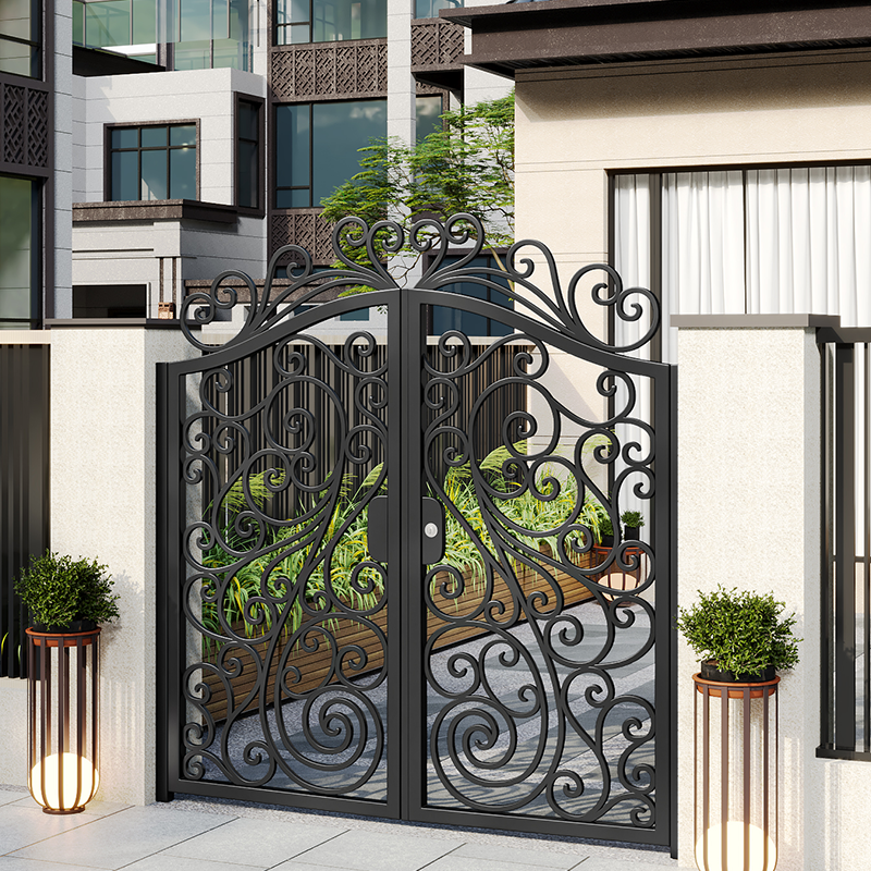 European-style garden gate: aluminum alloy yard door - customize your ...