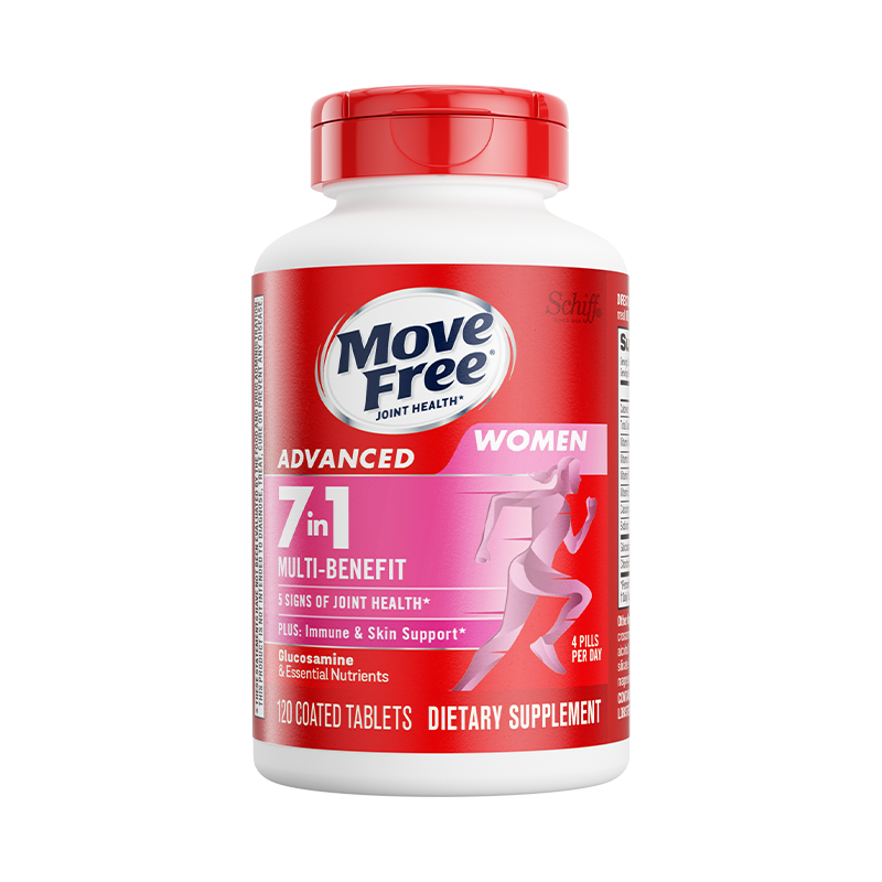 MoveFree7合1多元氨糖軟骨素加鈣片複合維生素男女定製氨糖多維
